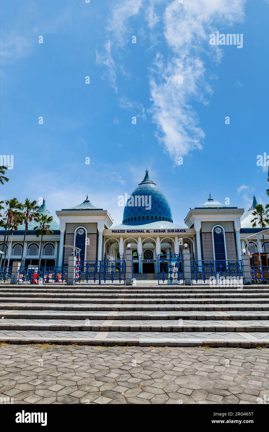 Surabaya Great Mosque, Masjid al Akbar in Indonesian, in the city of ...