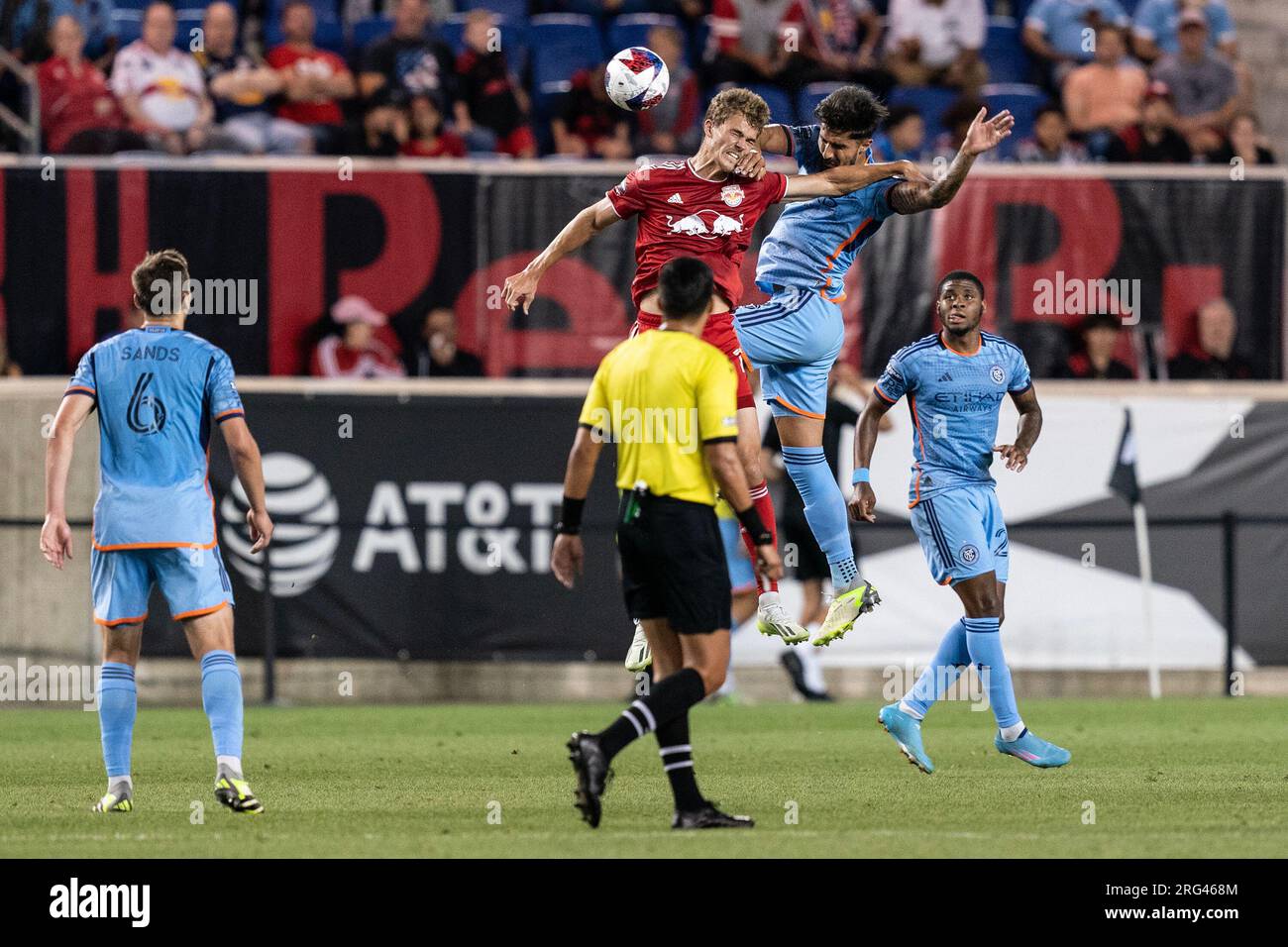 Harrison, New Jersey, USA. 3rd Aug, 2023. Thiago Martins (13) of NYCFC ...