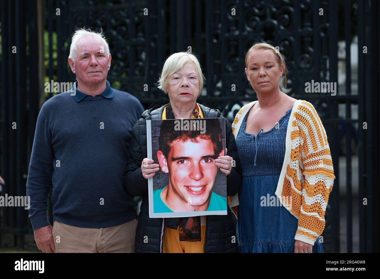 Parents Brian and Briege O'Donnell and their daughter Seana Quinn with ...