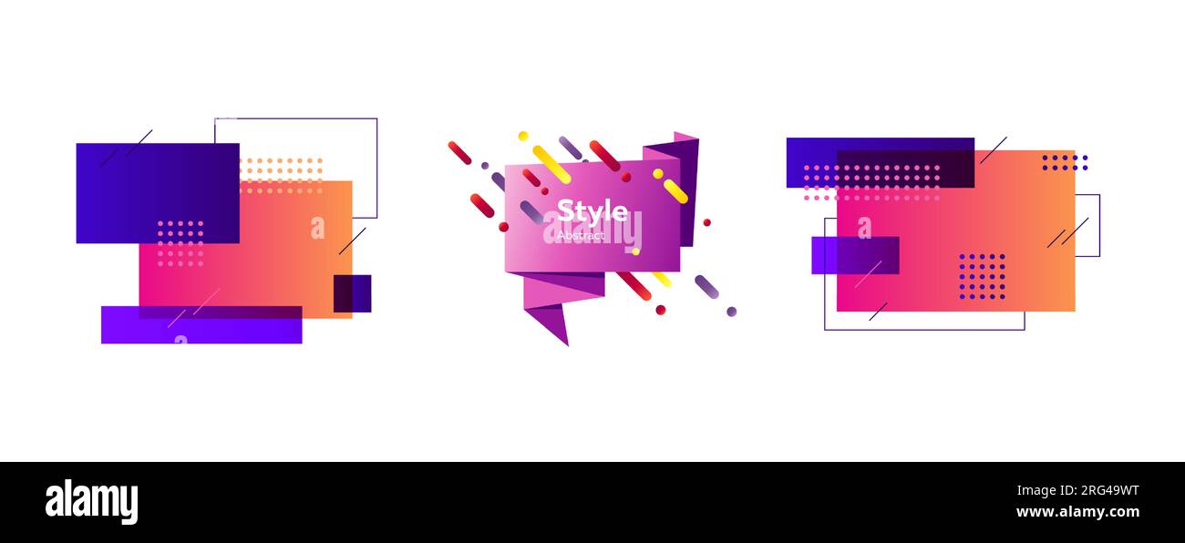 Set of creative styles for badges design Stock Vector Image & Art - Alamy