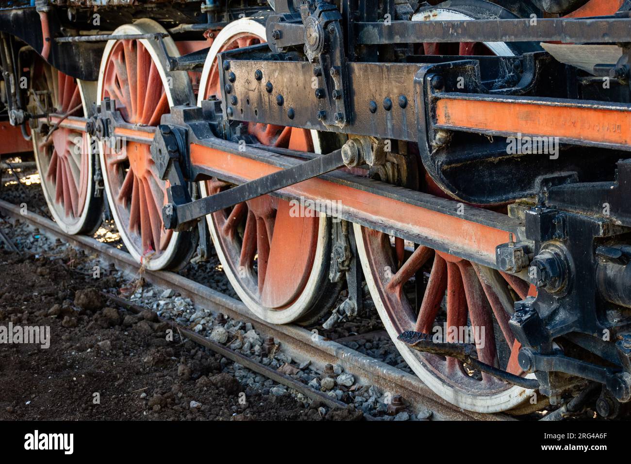 Steam spoke wheels hi-res stock photography and images - Alamy