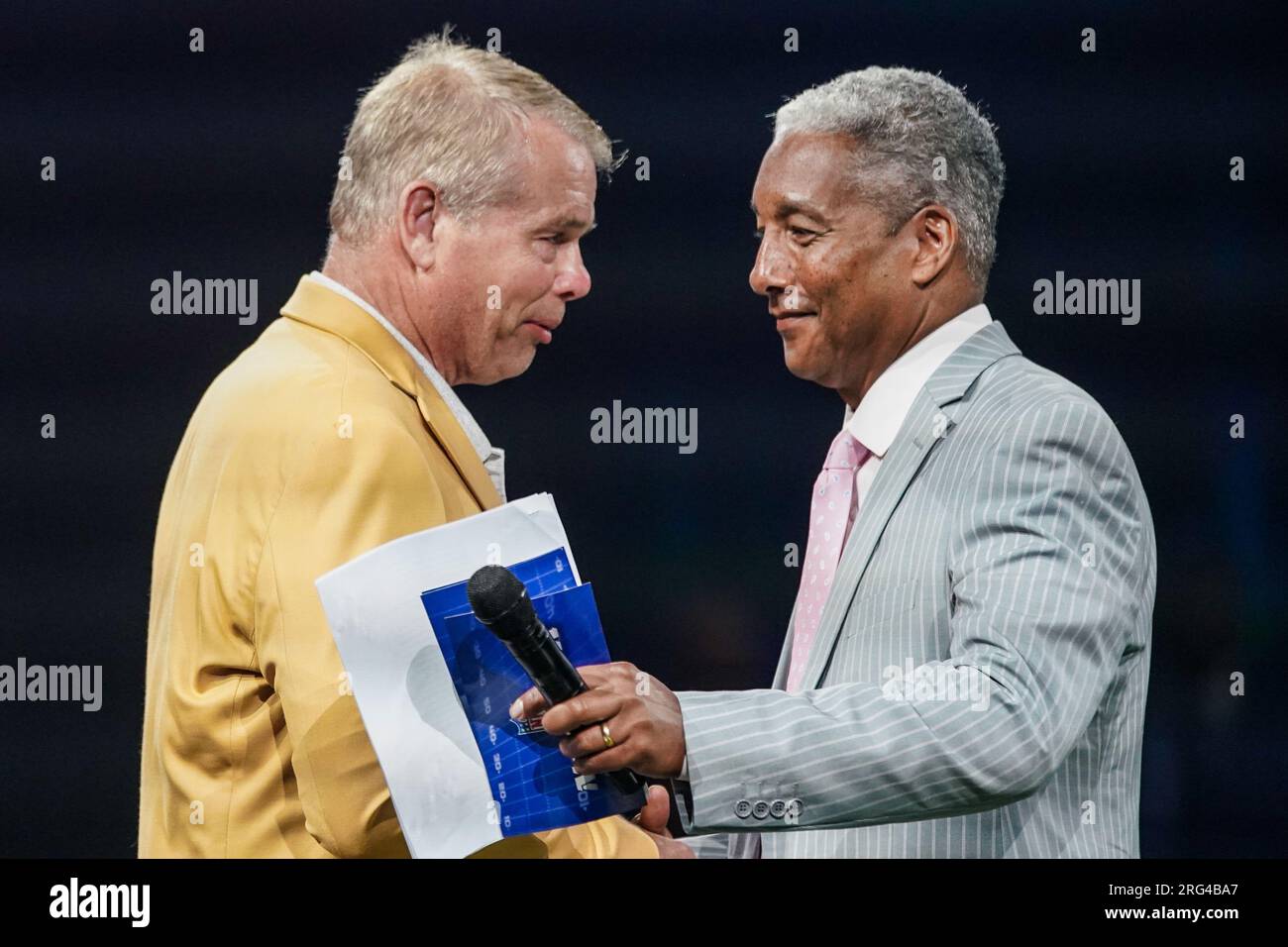 Canton, Ohio, USA. 6th Aug, 2023. 2023 Pro Football Hall of Fame ...