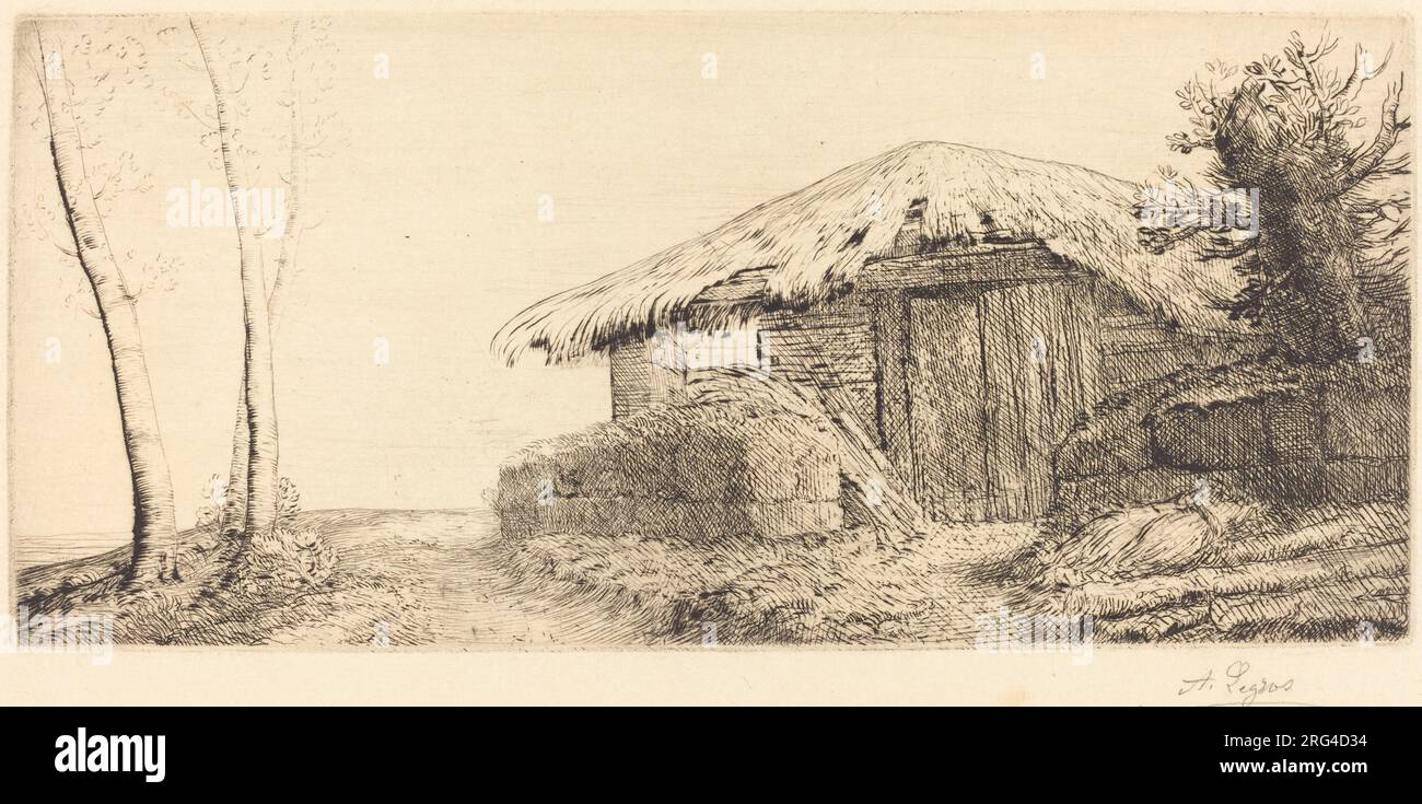 Shepherd's Hut on a Hillside (Bergerie sur le coteau) by Alphonse ...
