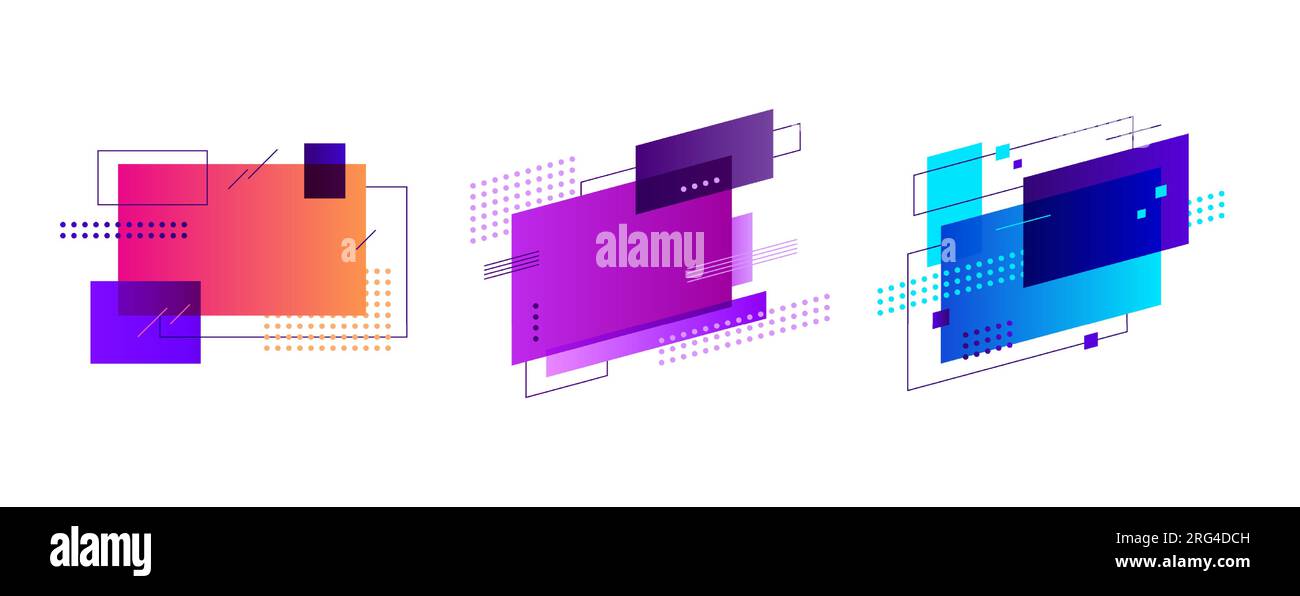 Creative badges set for poster Stock Vector Image & Art - Alamy