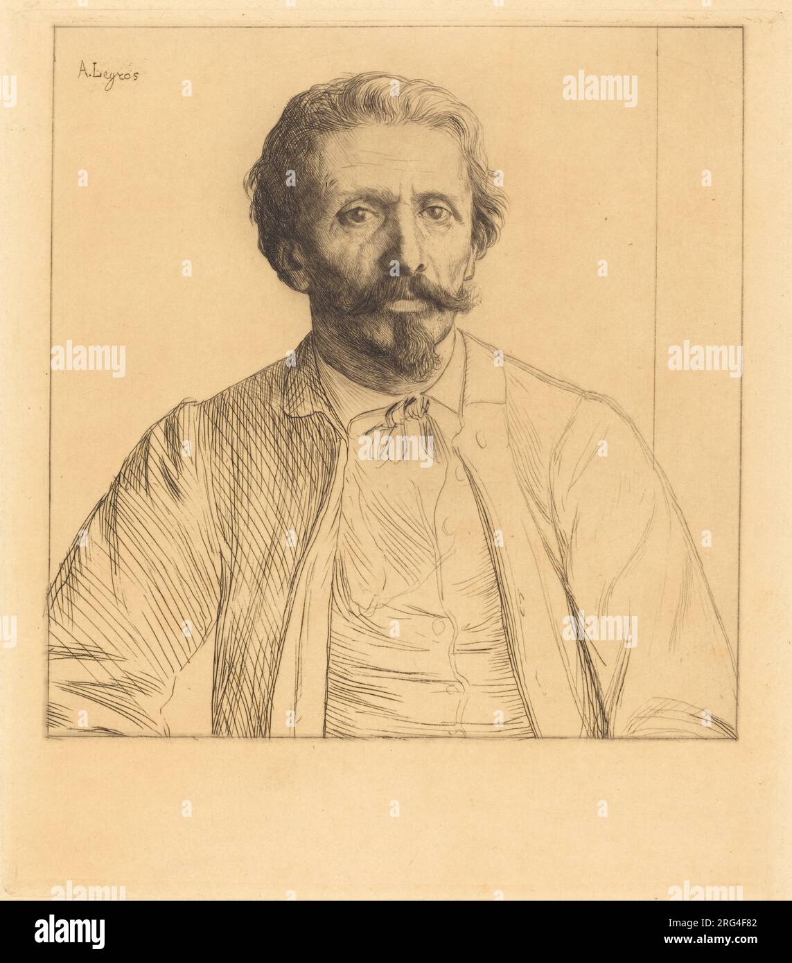 Auguste Delatre by Alphonse Legros Stock Photo - Alamy