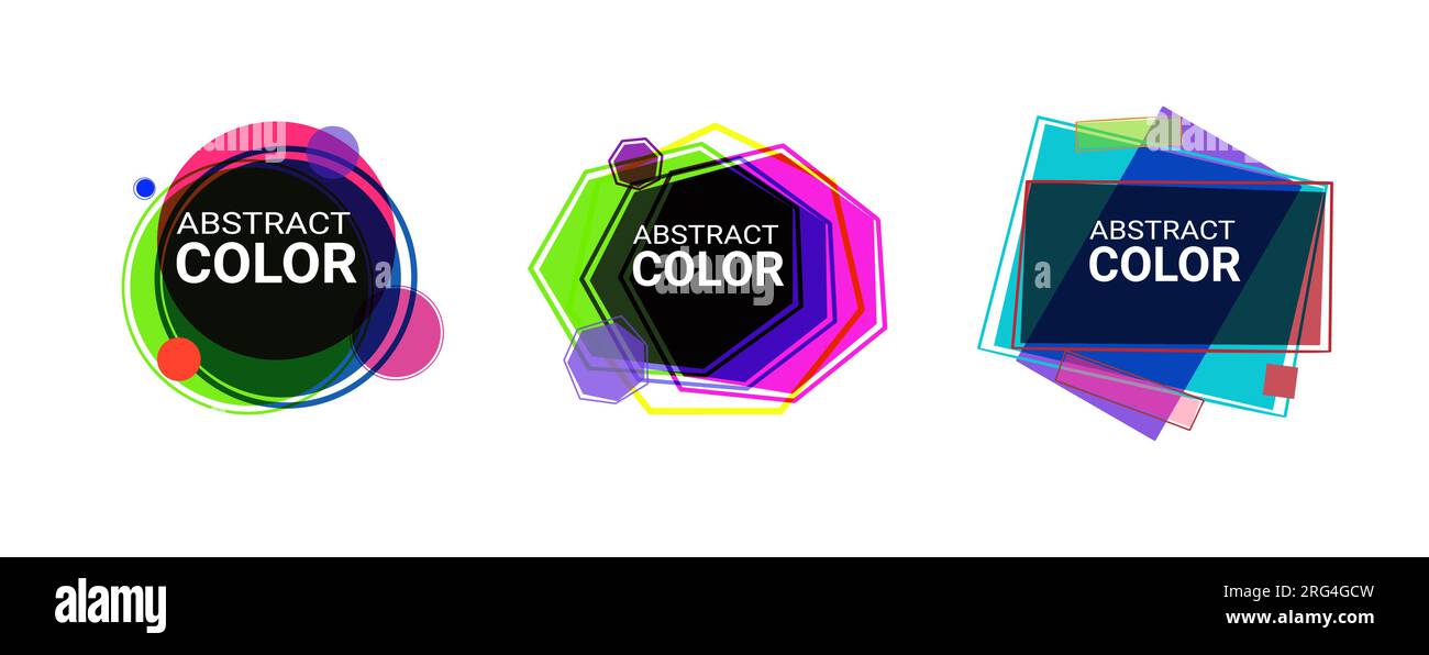 Set of abstract graphic elements Stock Vector Image & Art - Alamy