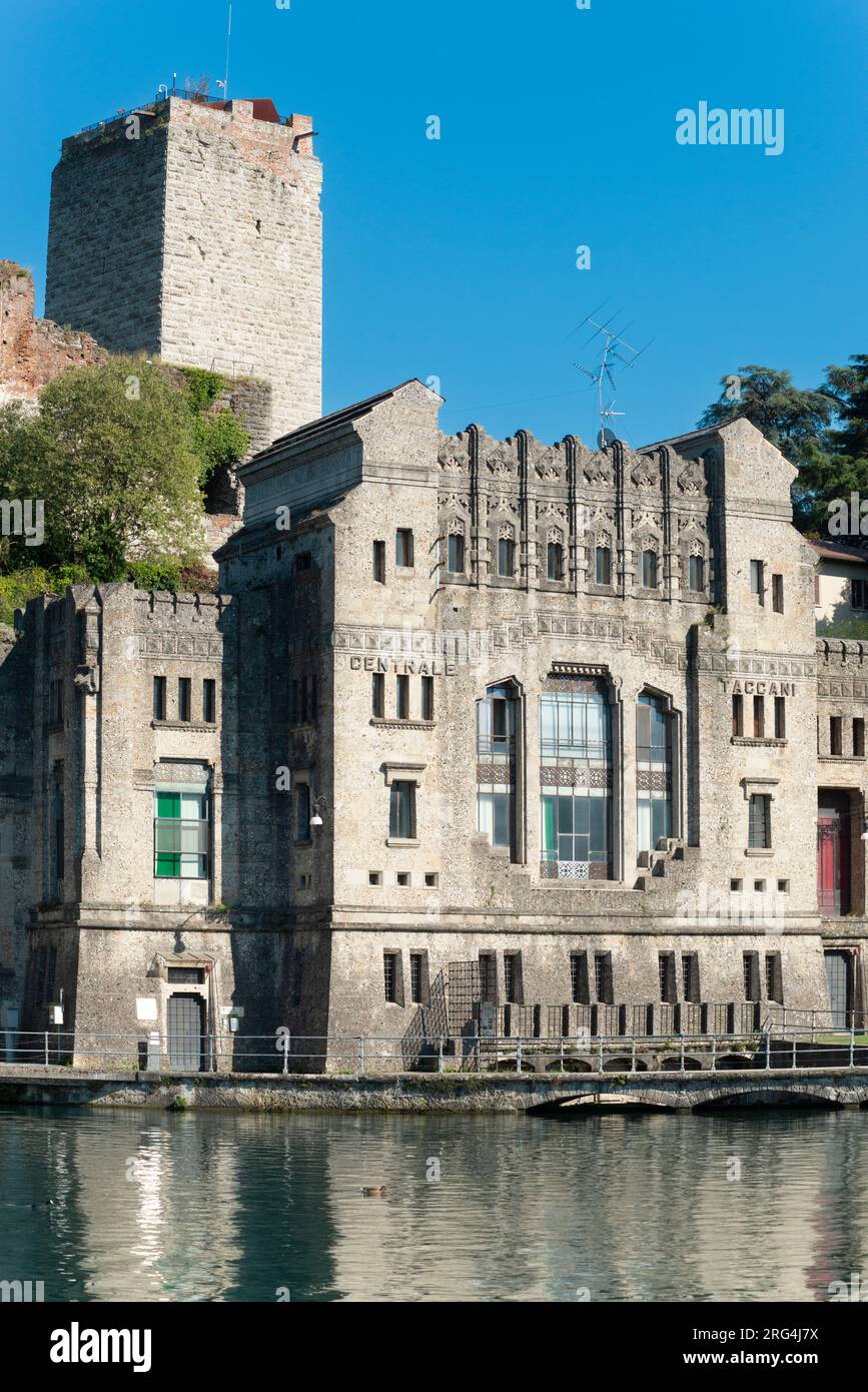 Italy, Lombardy, Trezzo sull' Adda, Taccani Hydroelectric Power Plant ...