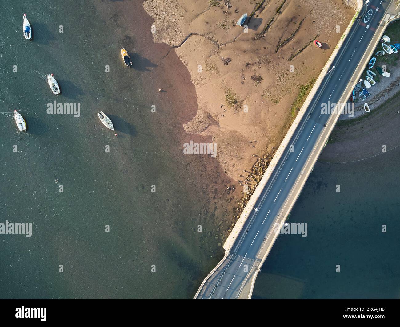 Aerial shoreline river estuary hi-res stock photography and images - Alamy