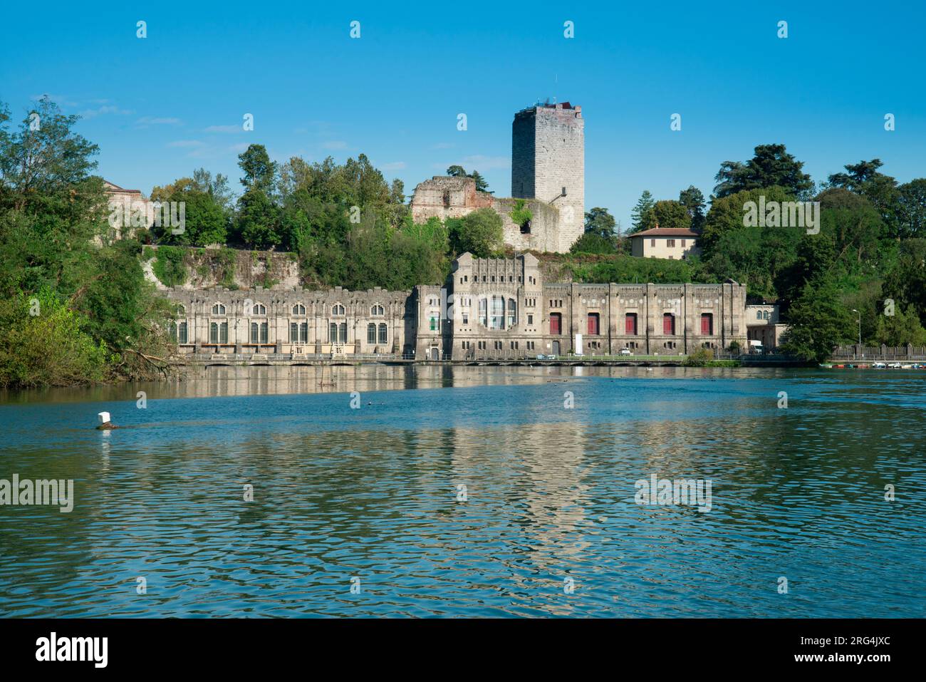 Italy, Lombardy, Trezzo sull' Adda, Taccani Hydroelectric Power Plant ...