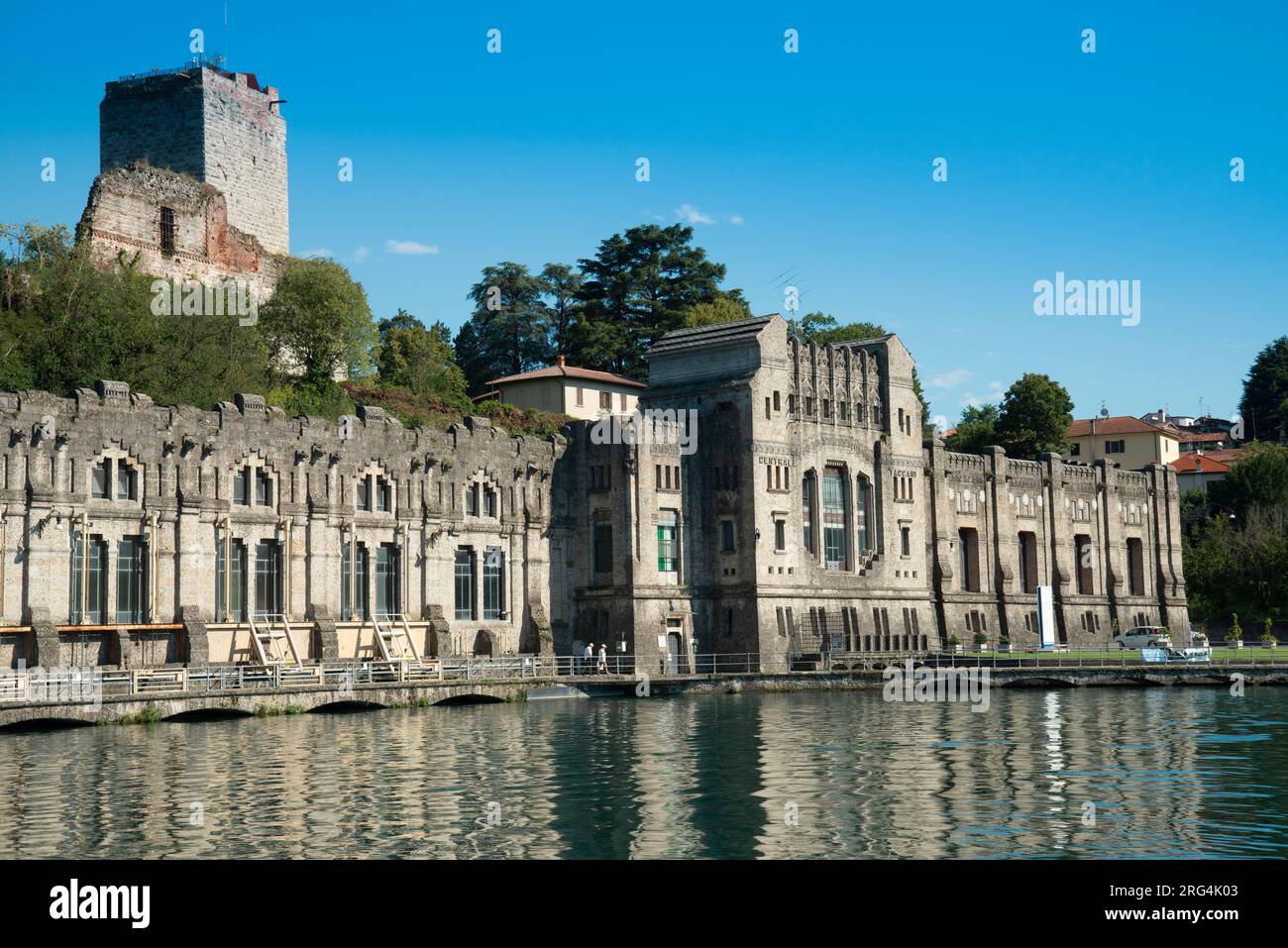 Italy, Lombardy, Trezzo sull' Adda, Taccani Hydroelectric Power Plant ...