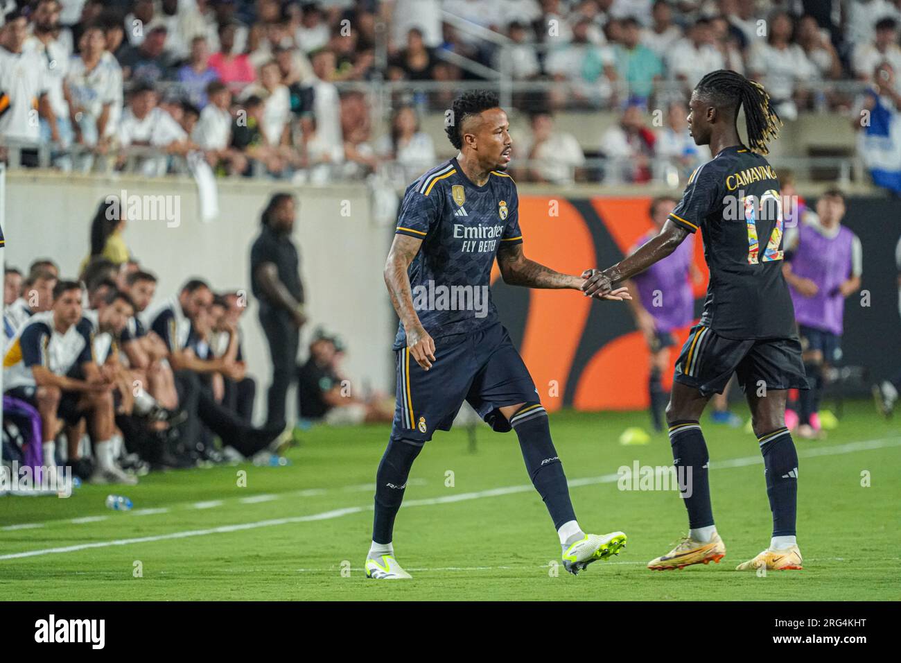Orlando, Florida, USA, August 1, 2023, Real Madrid player Eder Gabriel ...