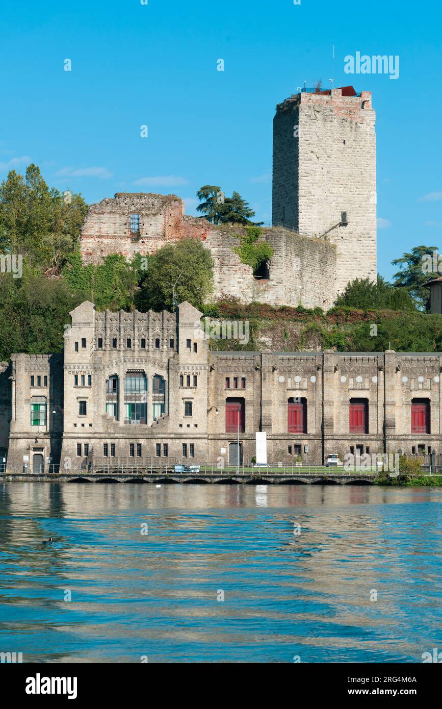 Italy, Lombardy, Trezzo sull' Adda, Taccani Hydroelectric Power Plant ...