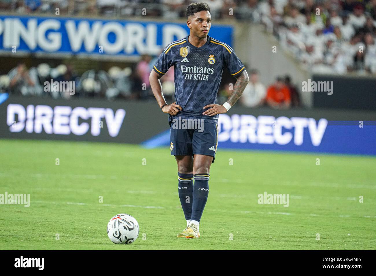 Orlando, Florida, USA, August 1, 2023, Real Madrid player Rodrygo ...