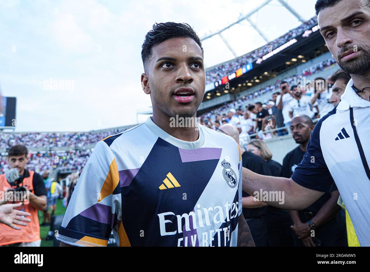Orlando, Florida, USA, August 1, 2023, Real Madrid player Rodrygo Goes ...