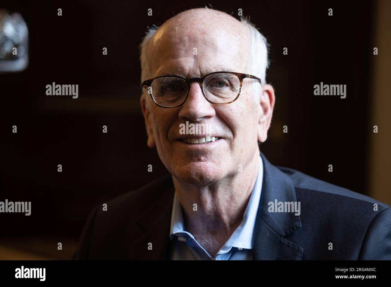 Sen. Peter Welch (D-Vt.) poses for a photograph as he moves into his ...