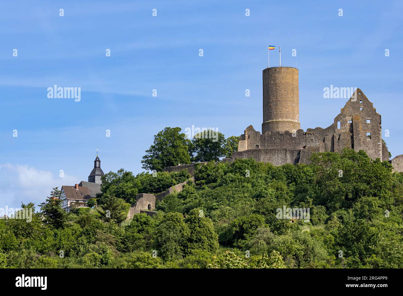 Gleiberg Castle in Wettenberg Krofdorf-Gleiberg, Hesse, Germany, Europe ...