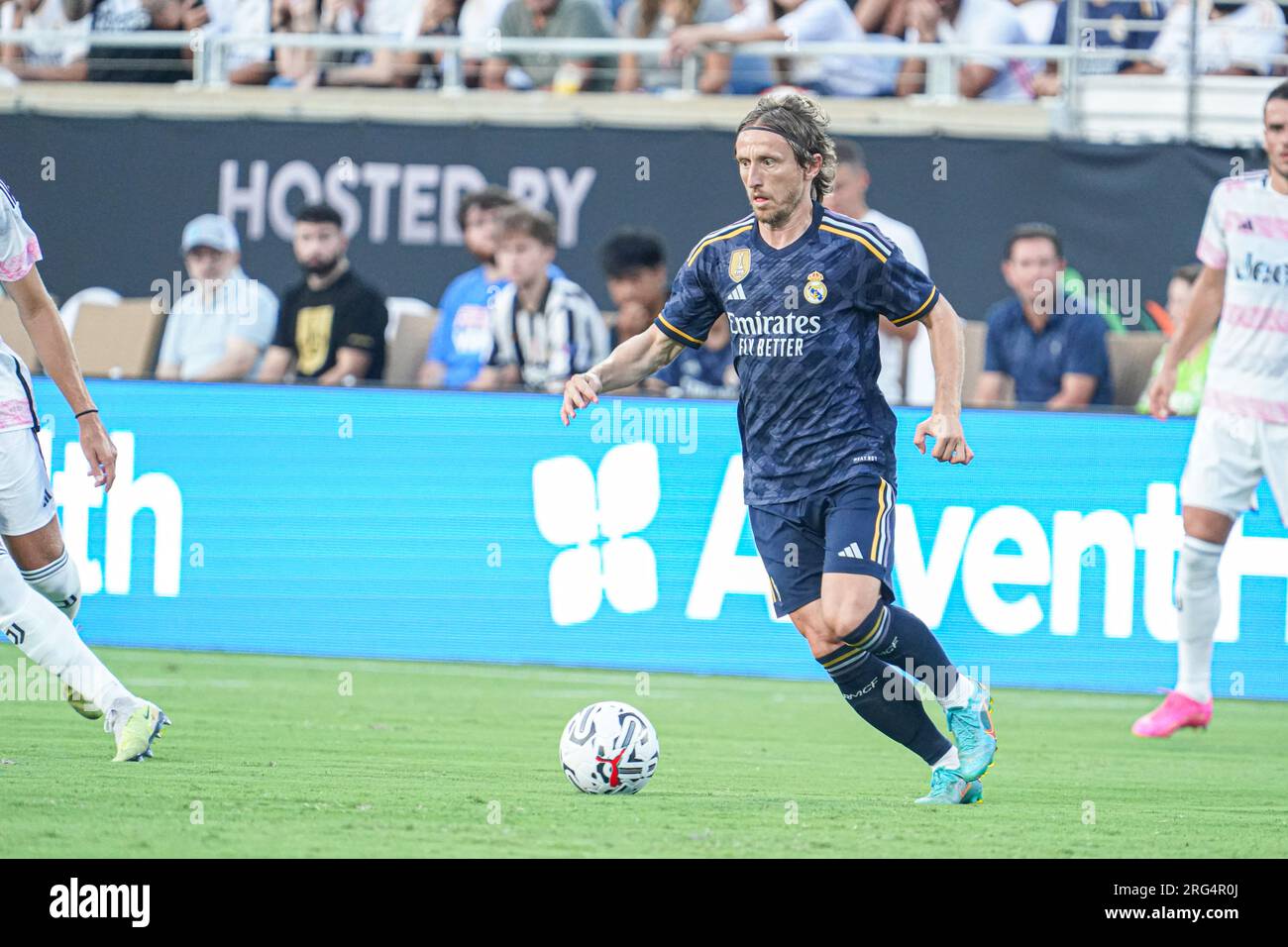 Orlando, Florida, USA, August 1, 2023, Real Madrid player Luca Modric ...