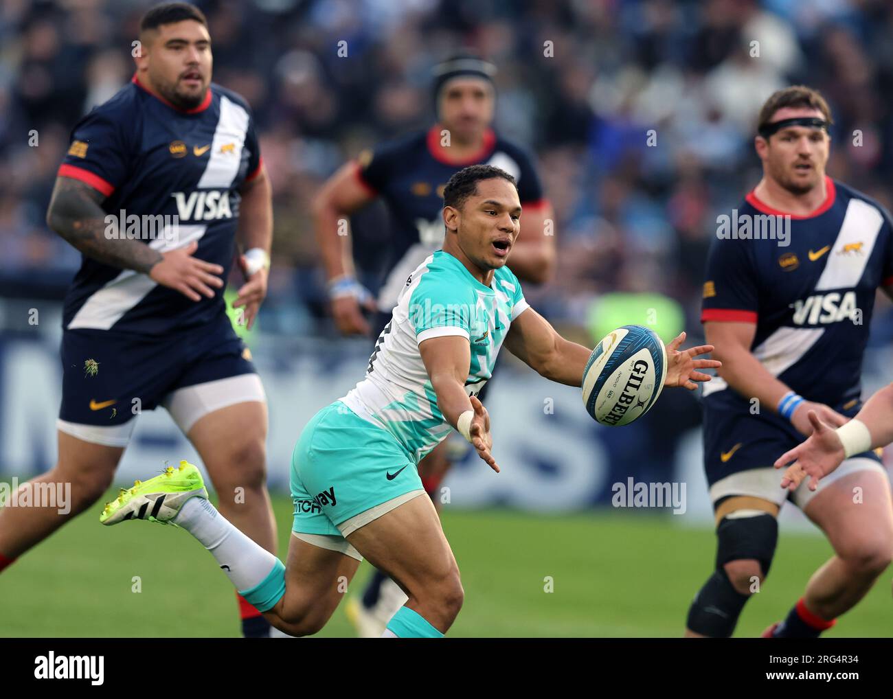 Buenos Aires, August 5, 2023. South Africa's Springbooks Herschel ...