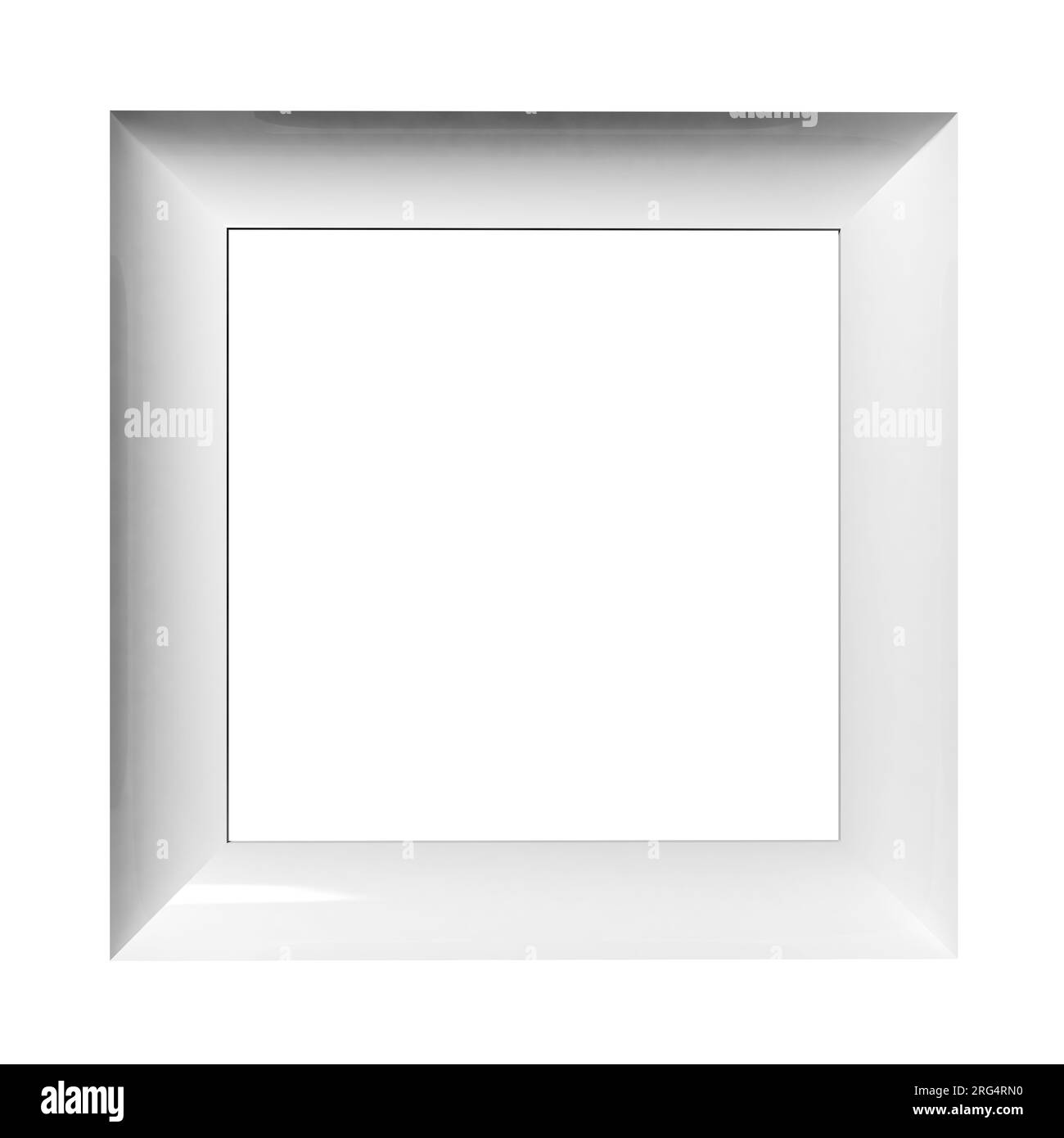 Photo frame empty isolated on white transparent background Stock Photo ...