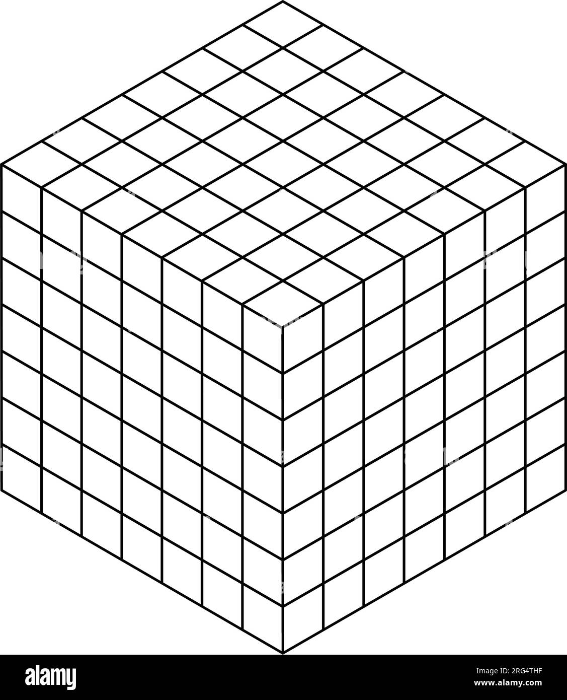 isometric cubes 3d shapes. cube Icon. In Trendy Design Vector. vector ...