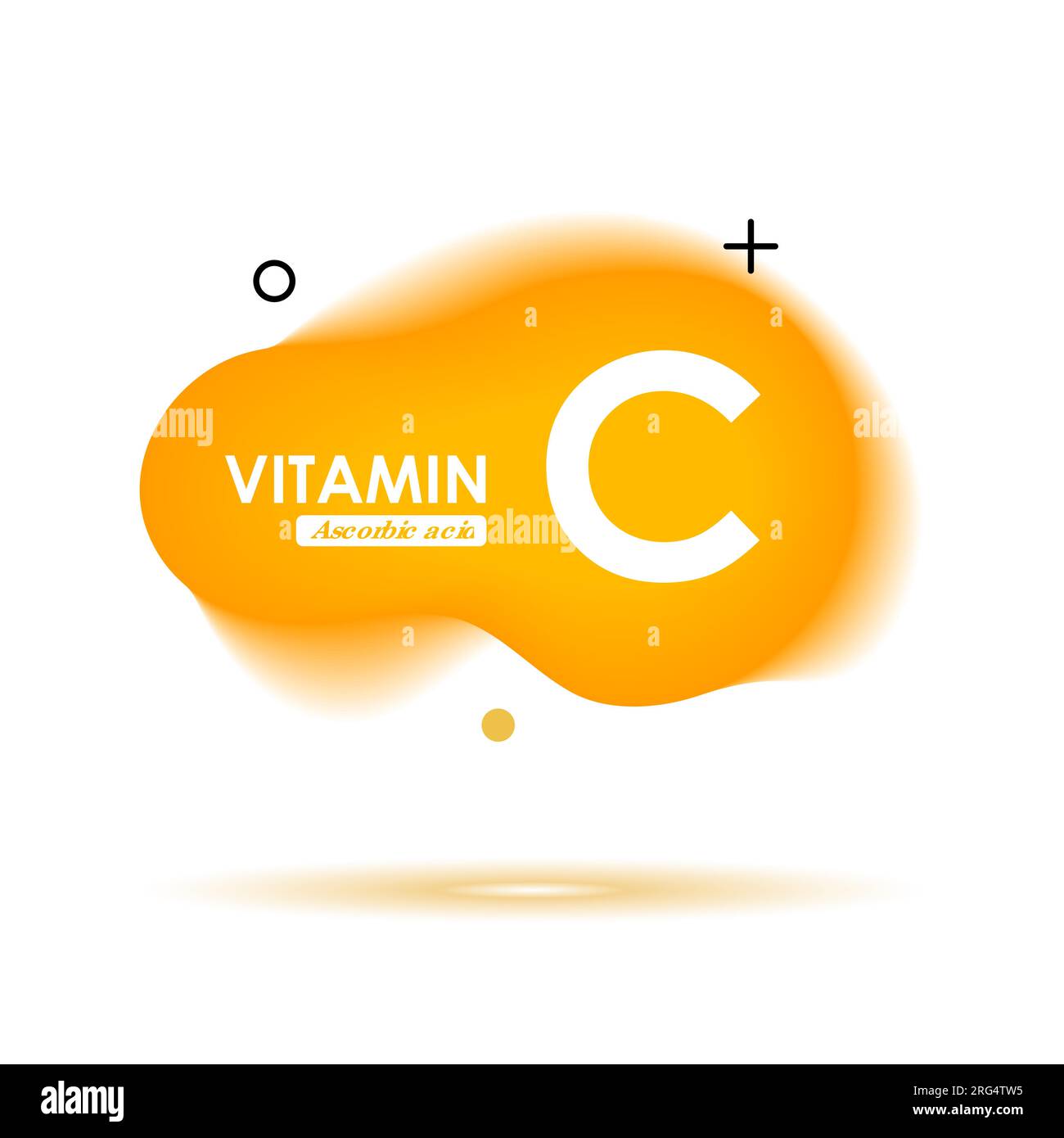 Vitamin C vector background orange drop collagen serum. Vitamin C care ...