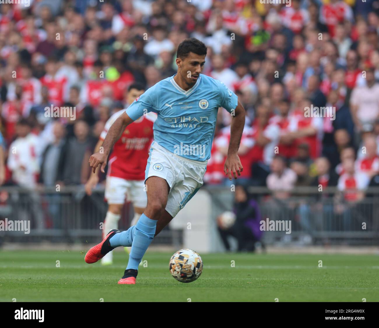 Manchester City's Rodri during THE FA COMMUNITY SHIELD Match between ...