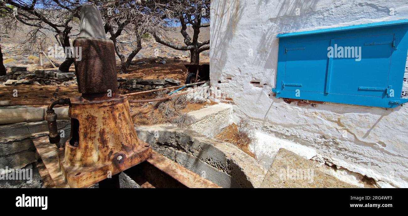 Water management, Syros island, Greece, Southern Europe Stock Photo - Alamy