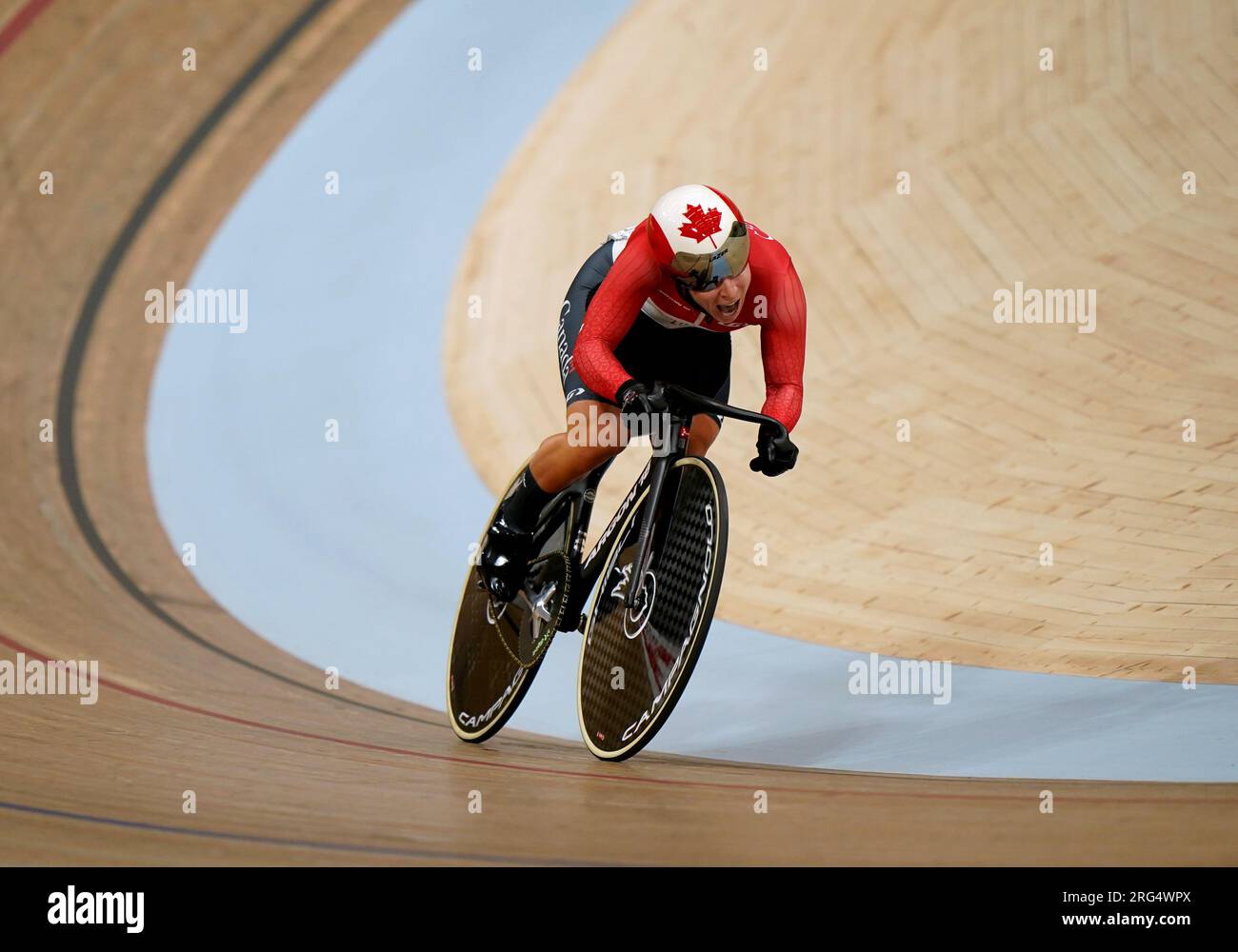 Canada's Lauriane Genest in action in the Women's Elite Sprint ...