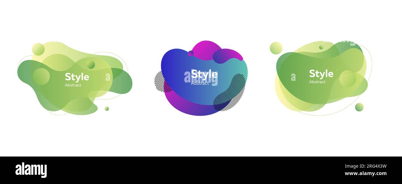 Colorful irregular shapes set Stock Vector Image & Art - Alamy