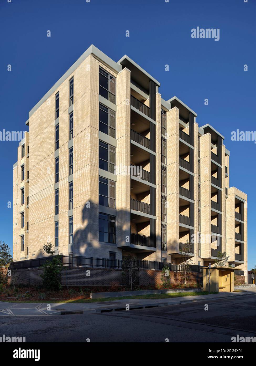 Northern and eastern facades. Warwick Farm Social Housing, Warwick Farm ...