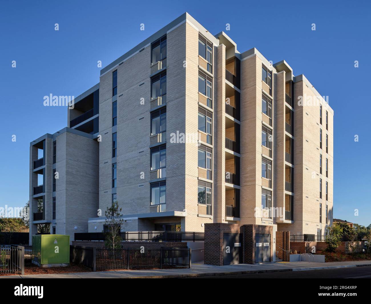 Eastern and southern facades. Warwick Farm Social Housing, Warwick Farm ...