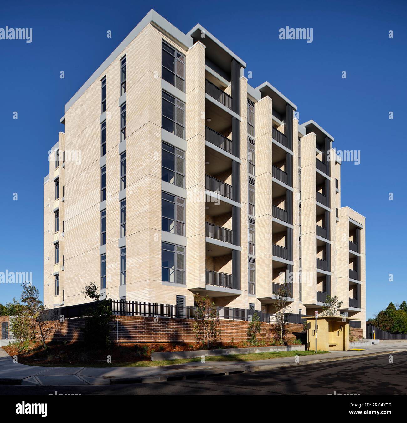 Northern and eastern facades. Warwick Farm Social Housing, Warwick Farm ...
