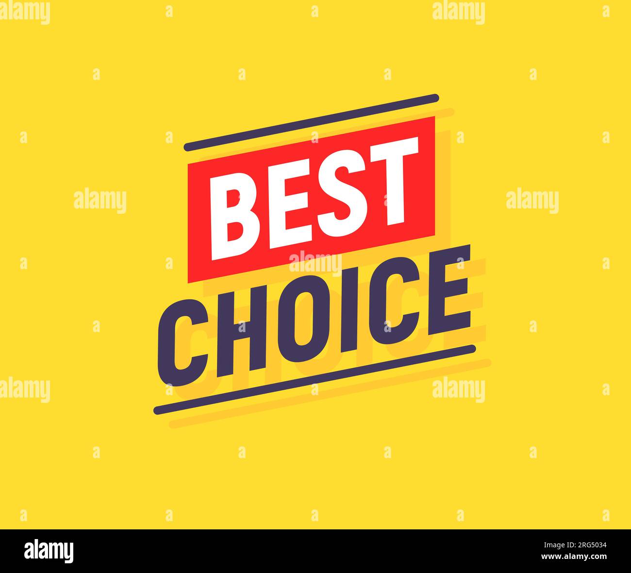 Best choice special offer yellow background banner. Best choice ...