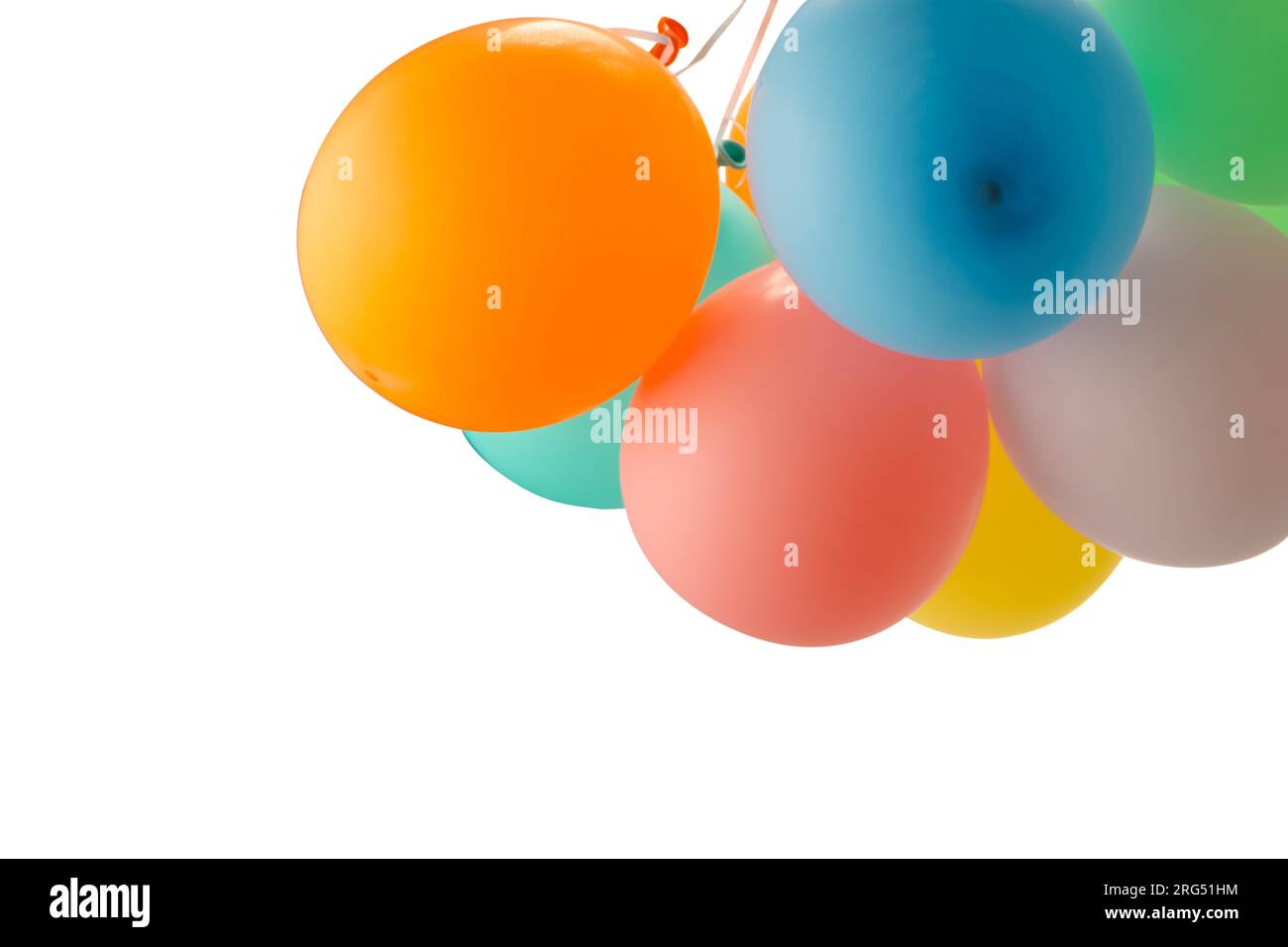 A Ballon isolated on a white background. Copy space Stock Photo - Alamy