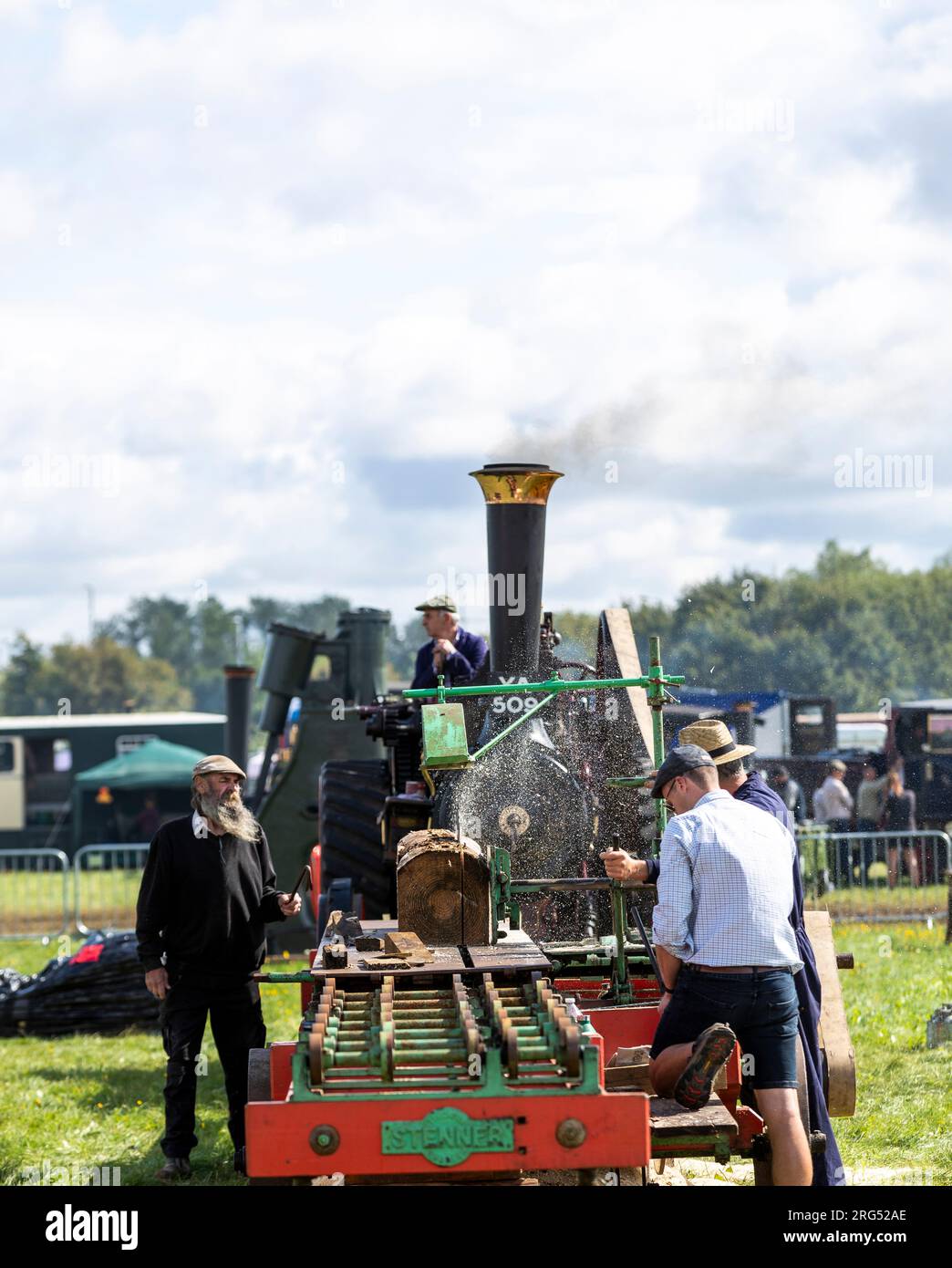 Steam powered sawmill. 47th Annual Gloucestershire Vintage and Country ...