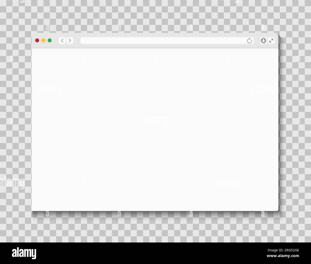 Web browser window. Computer or internet frame template design of flat ...