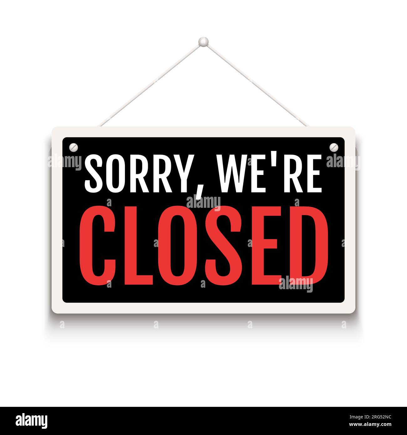 Hanging off the wall Stock Vector Images - Alamy