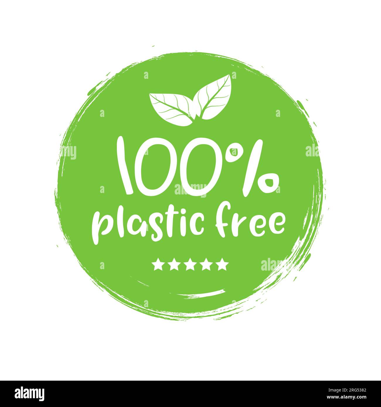 Plastic free green icon badge. Bpa plastic free chemical mark zero or ...
