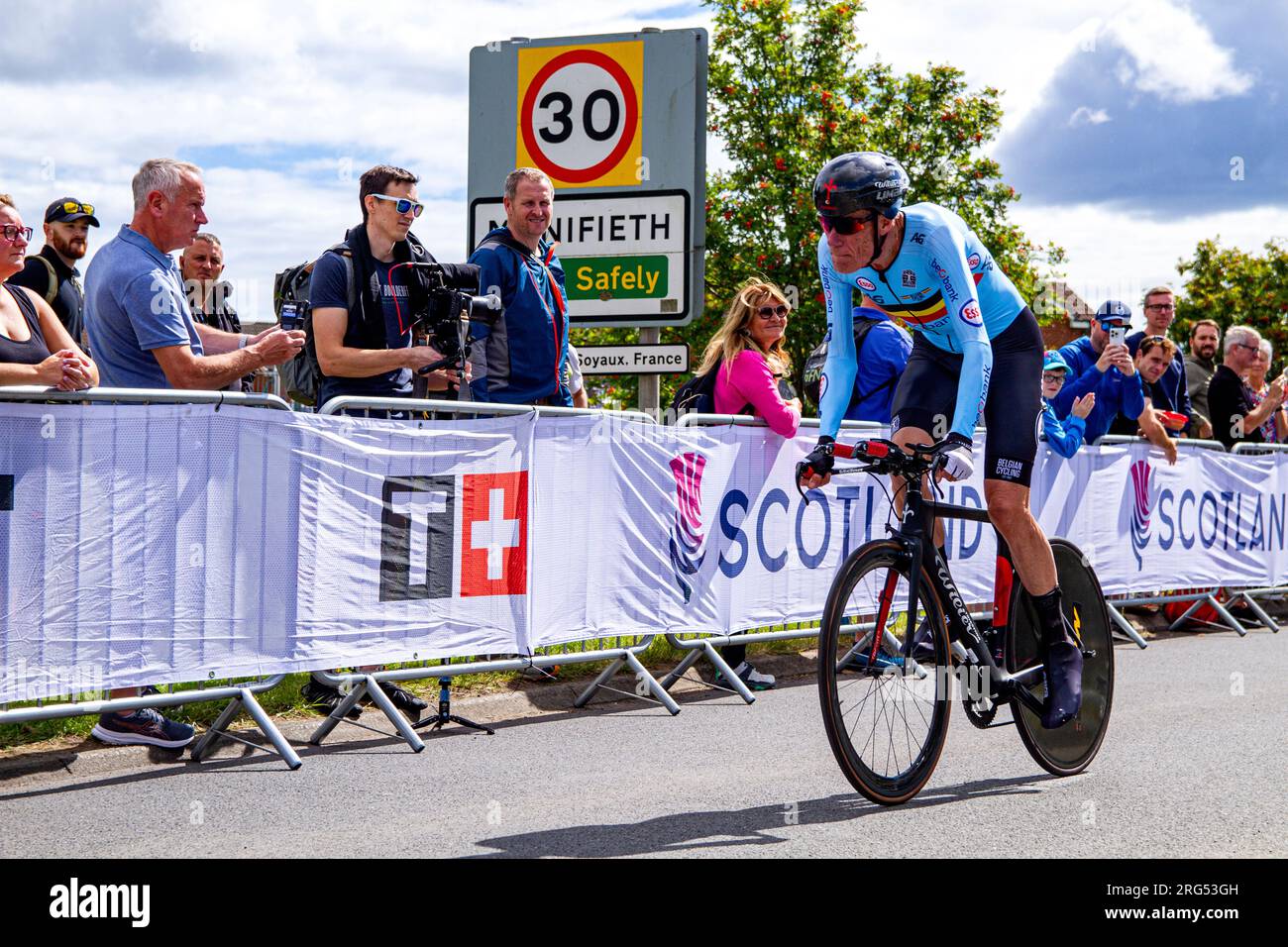 Dundee, Tayside, Scotland, UK. 7th Aug, 2023. UCI Cycling World ...