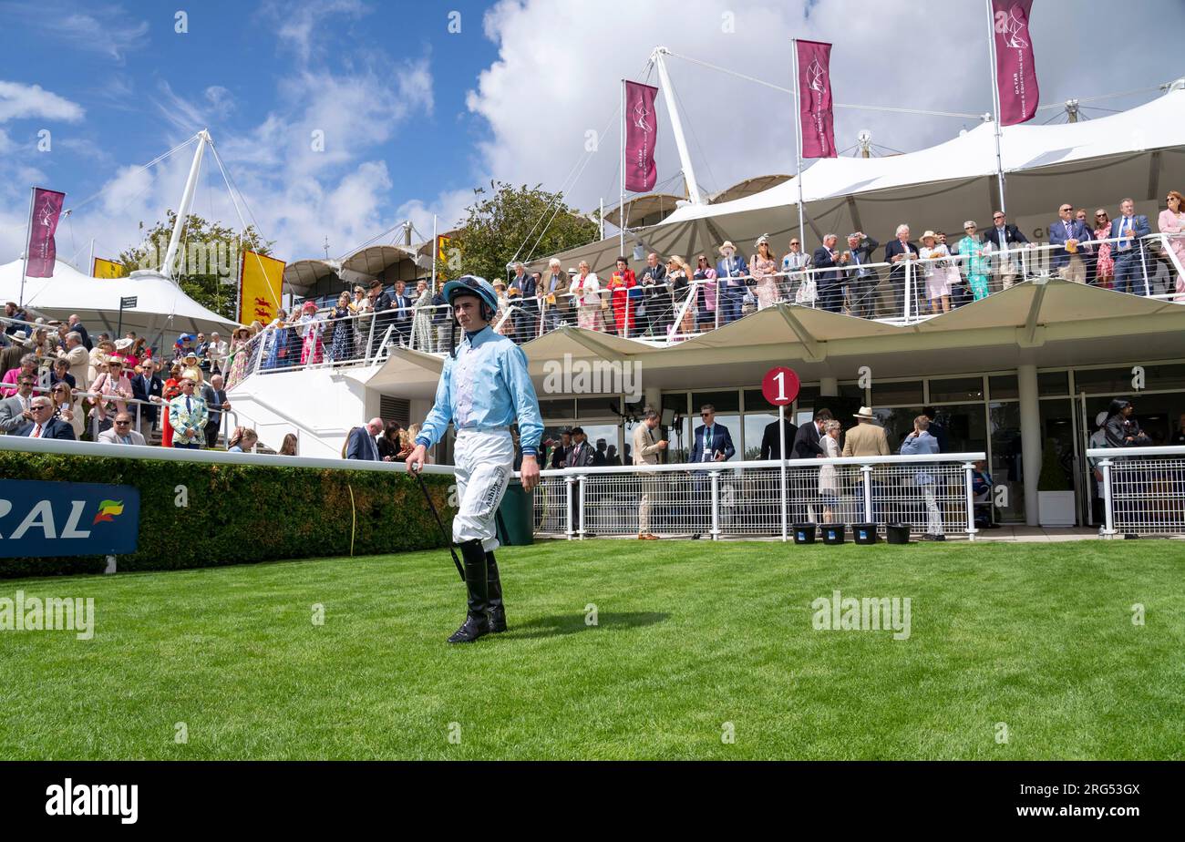 Jockey Rossa Ryan heads into the parade ring on day 1 of the Qatar ...