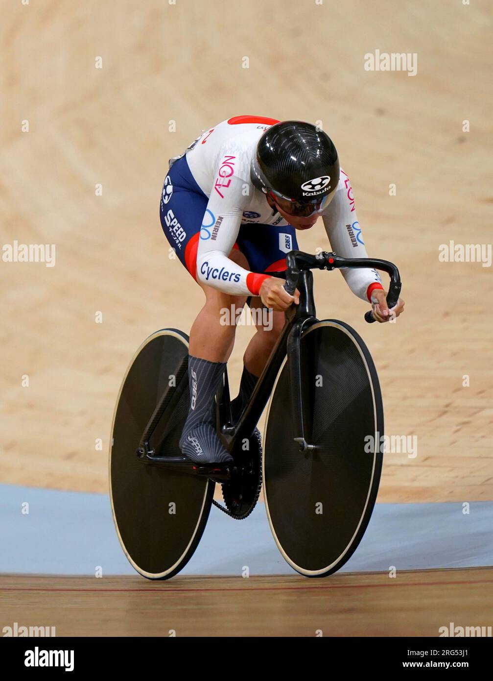 Japan's Mina Sato in action in the Women's Elite Sprint Qualification ...