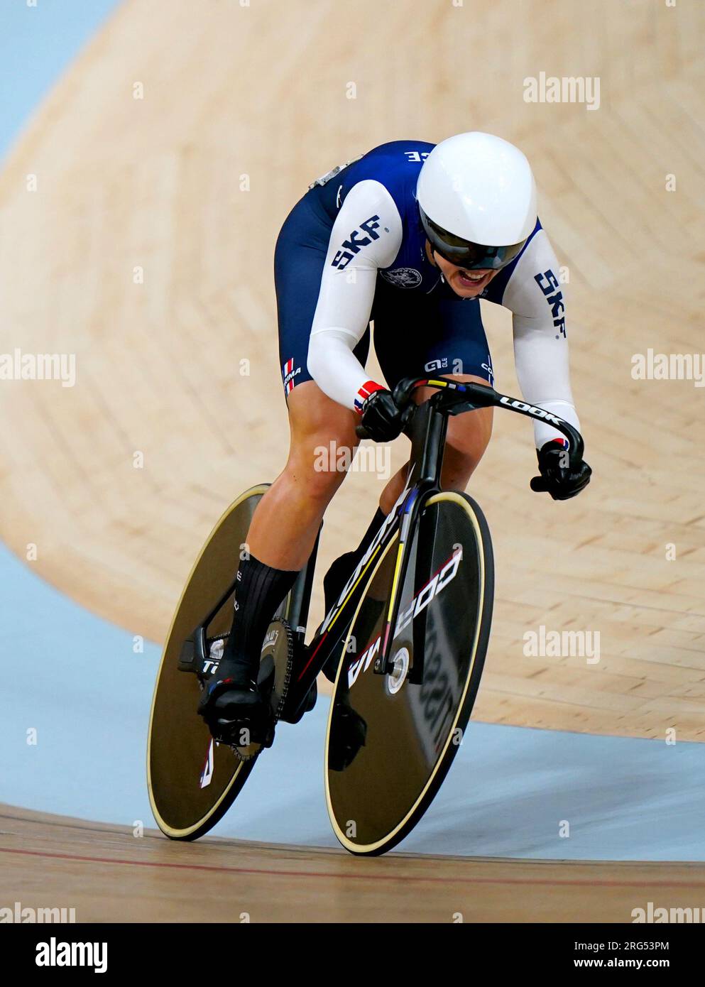 France's Mathilde Gros in action in the Women's Elite Sprint ...