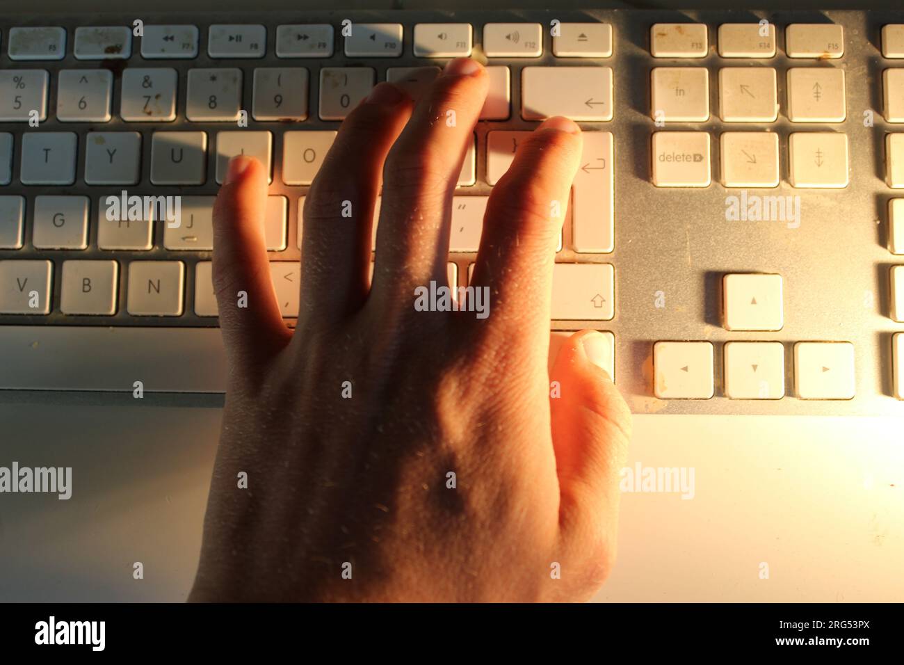 Typing photo hi-res stock photography and images - Alamy