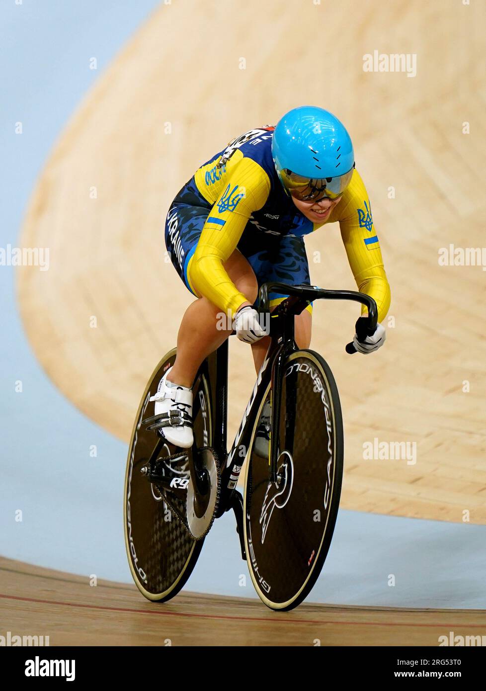 Ukraine's Alla Biletska in action in the Women's Elite Sprint ...