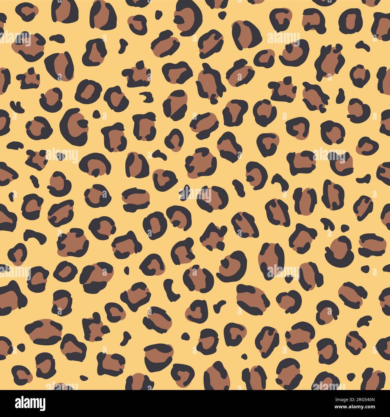 Leopard seamless print pattern animal vector skin texture, leopard or ...