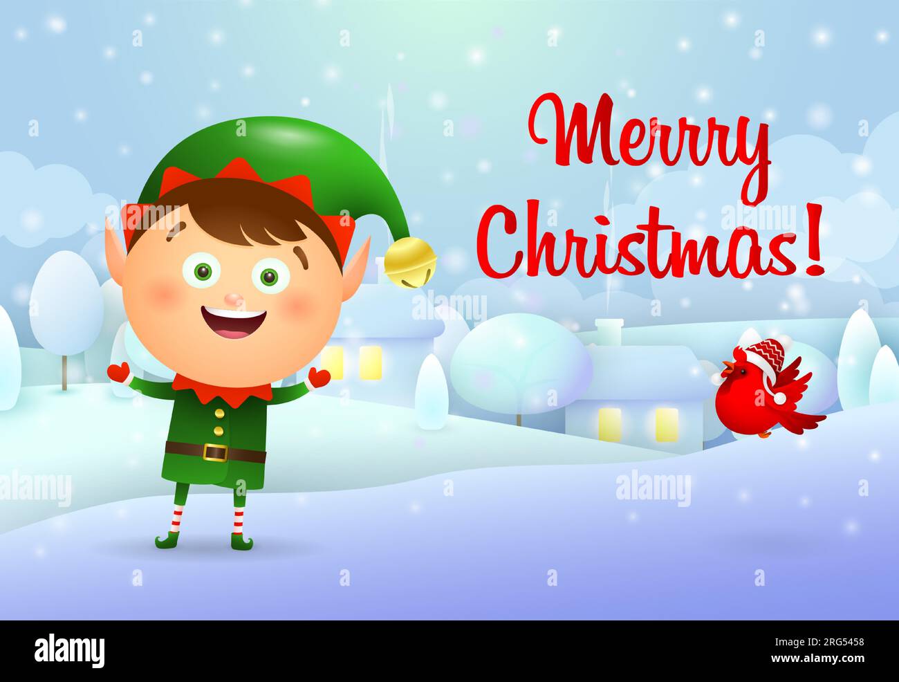 Welcoming new year Stock Vector Images - Alamy