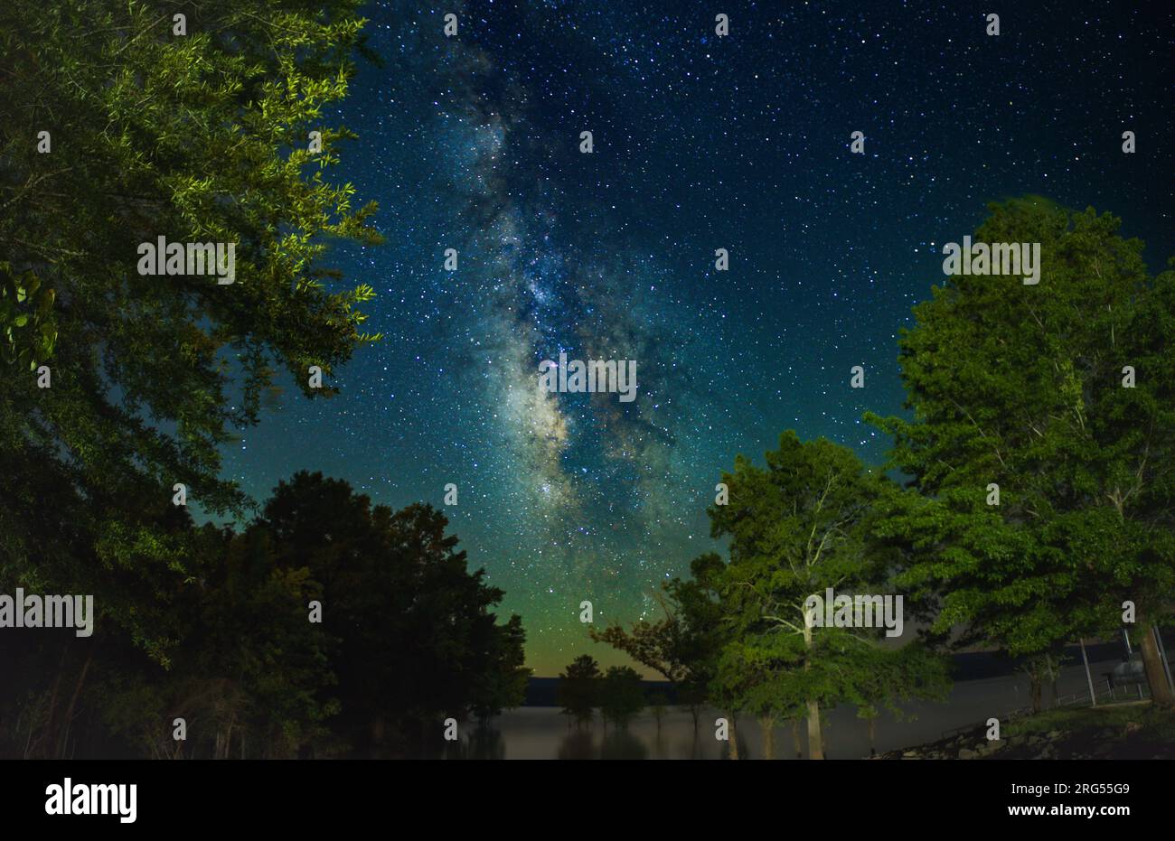 Lake Nimrod Milky Way Galaxy Stock Photo - Alamy
