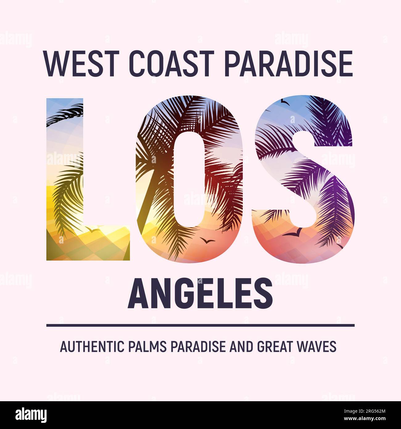California Los Angeles beach graphic design t shirt print typography ...