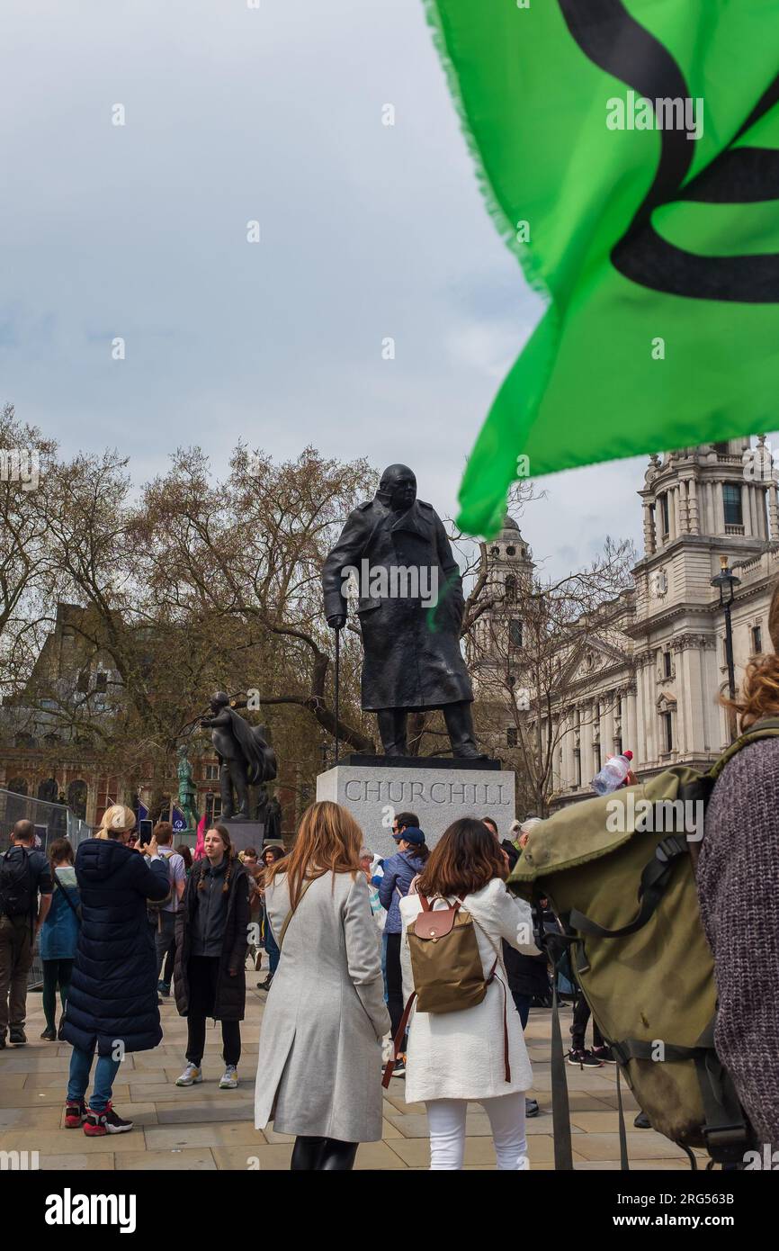 Churchill flag hi-res stock photography and images - Alamy