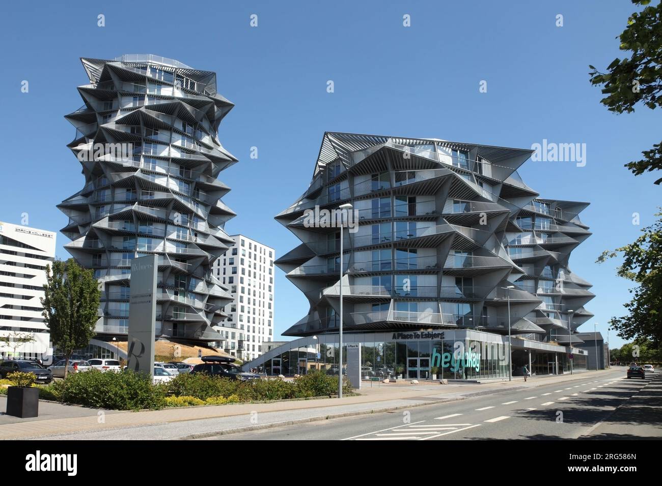 The Kaktus / Cactus Towers or Esbjerg Towers apartment building (2019 ...
